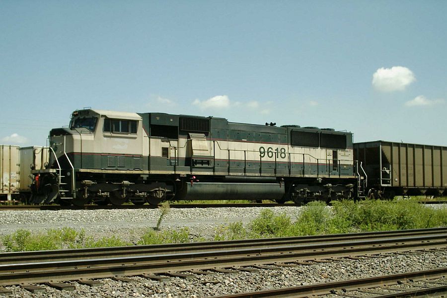 BN SD 70MAC 9618 On The Rear